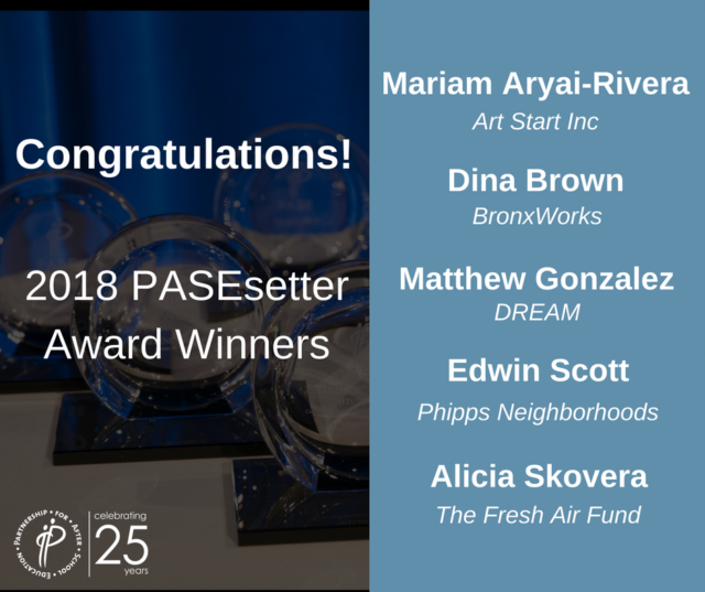 Announcing the 2018 PASEsetter Winners! | PASE