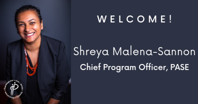 Welcome PASE's Chief Program Officer | PASE