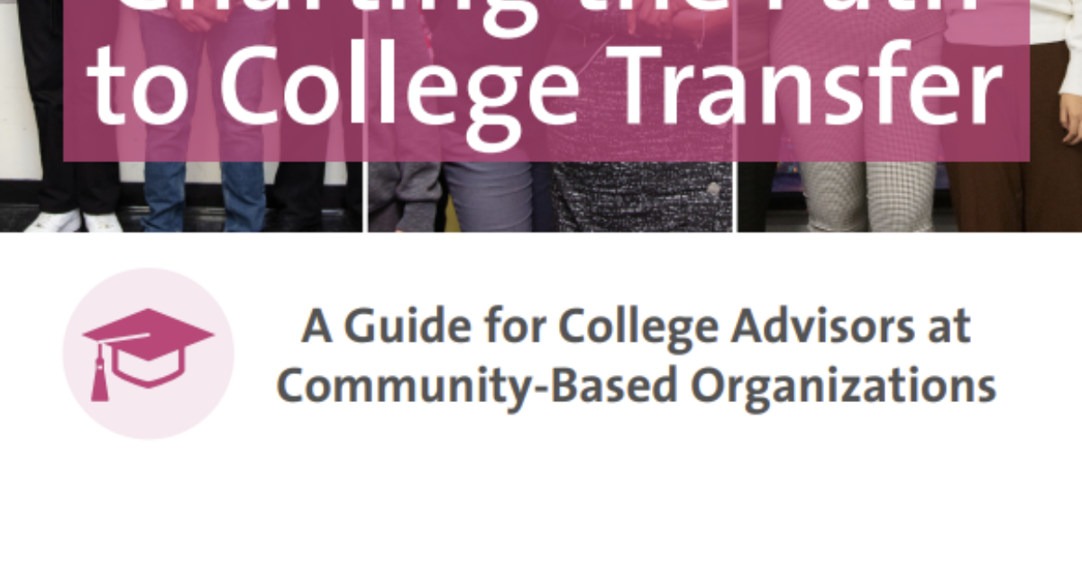 Charting the Path to College Transfer - A Guide for College… | PASE