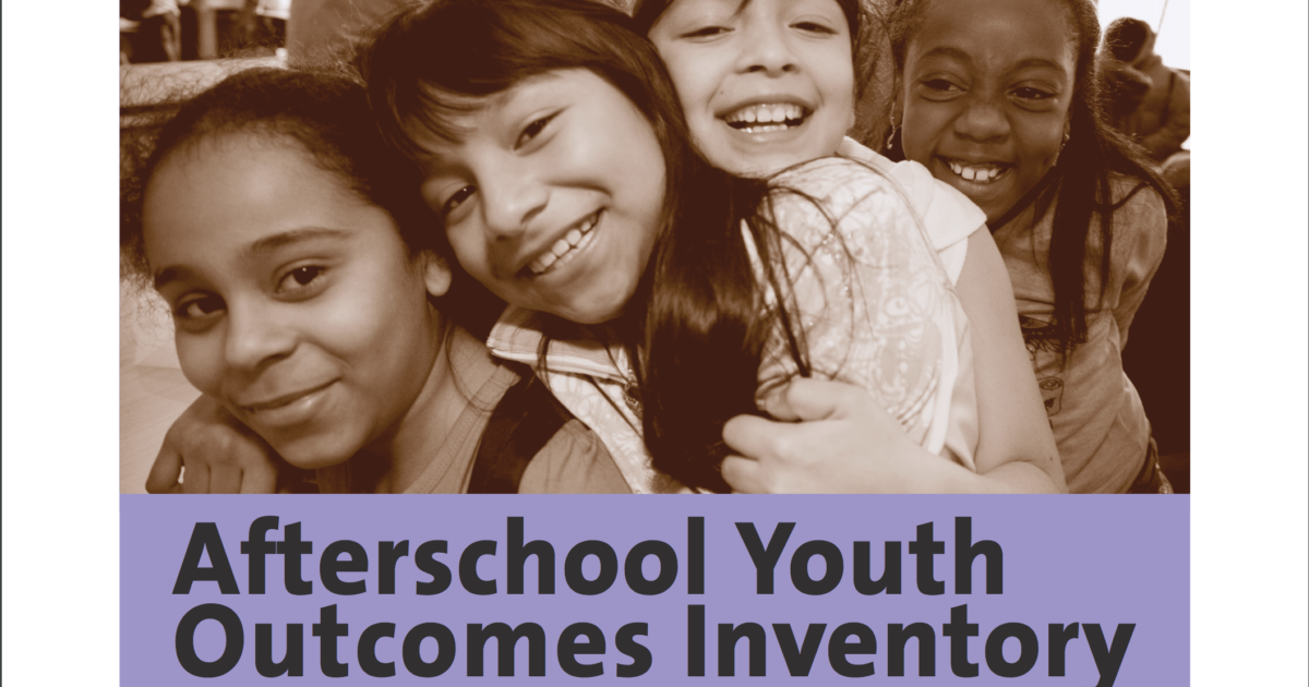 Afterschool Youth Outcomes Inventory | PASE